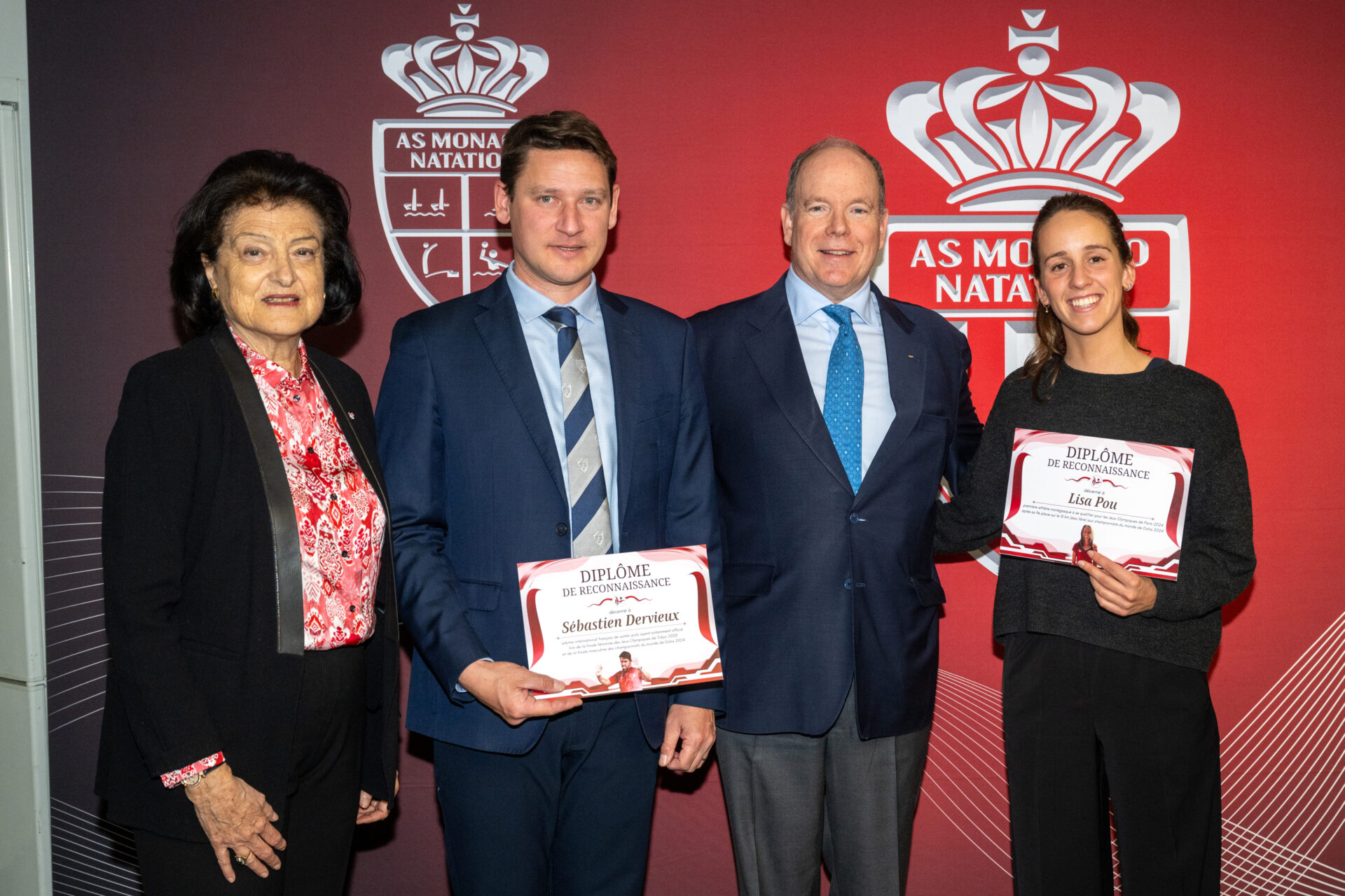 Lisa Pou et Sébastien Dervieux, distingués par la Fédération monégasque ...